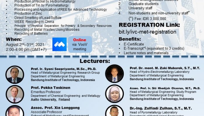 Department of Metallurgical Engineering